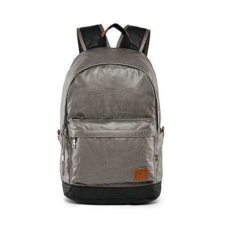 Click here for Tsd Brand Urban Light Coated Canvas Backpack - Gra... prices