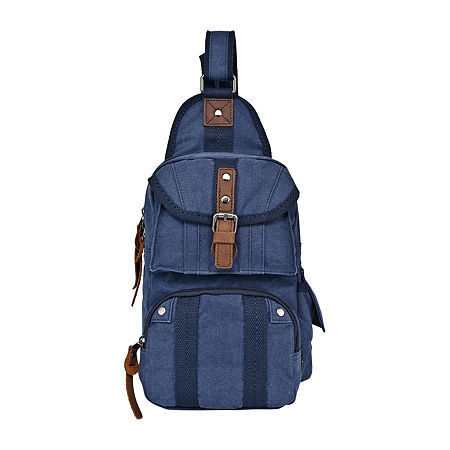 Click here for Tsd Brand Sunset Cove Small Sling Bag - Navy prices