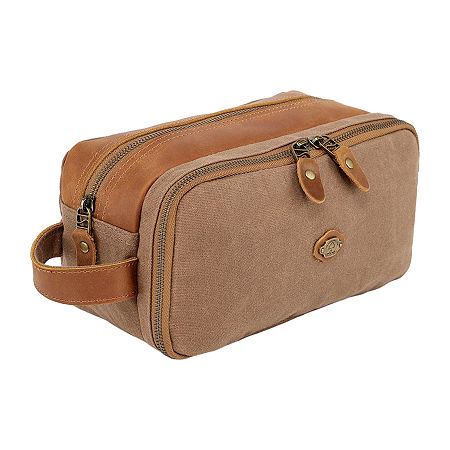 Click here for Tsd Brand Turtle Ridge Zip Top Toiletry Bag - Khak... prices