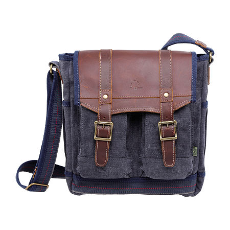 Click here for Tsd Brand Turtle Ridge 4-Pocket Canvas Crossbody B... prices