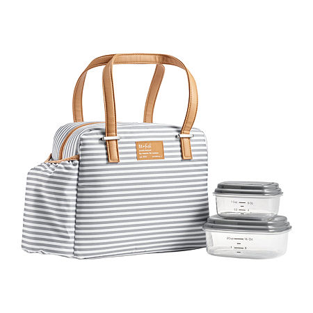 Click here for Fit & Fresh Laketown Lunch Bag  One Size  Gray prices