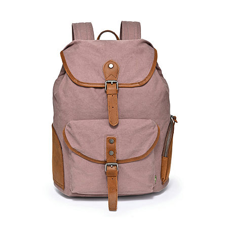 Click here for Tsd Brand Milo Canvas Backpack - Brown prices