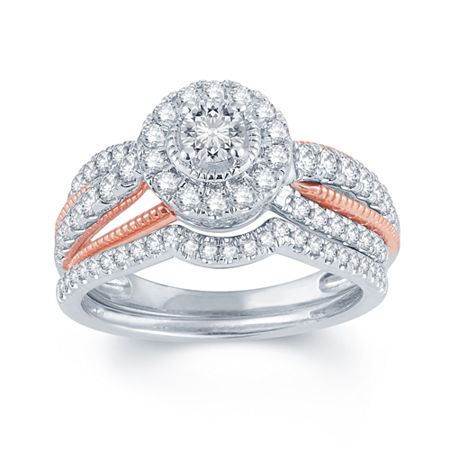 Click here for 1 CT.T.W. Natural Diamond 14K Two-Tone Gold Engage... prices
