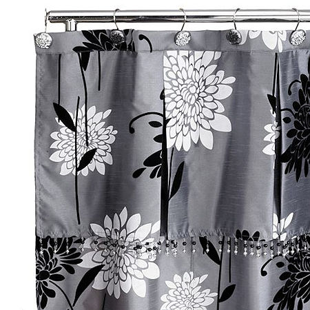 Click here for Erica Shower Curtain  One Size  Gray prices