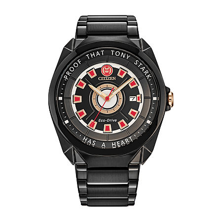 Click here for Citizen Tony Stark Iron Man Marvel Mens Black Stai... prices