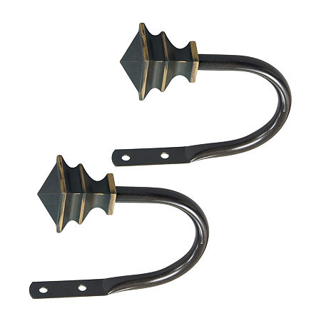 Click here for Kenney Arts & Crafts Square End 2-pc. Curtain Hold... prices