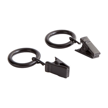 Click here for Kenney 1/2 14-pc. Curtain Rings  One Size  Black prices