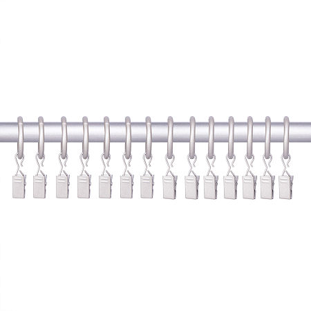 Click here for Kenney 3/4 14-pc. Curtain Rings  One Size  Gray prices