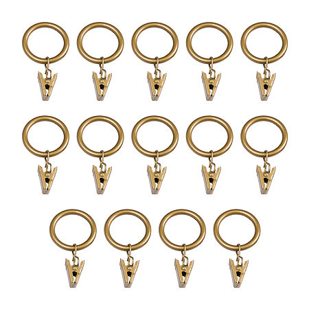 Click here for Kenney 1.25 14-pc. Curtain Rings  One Size  Brown prices