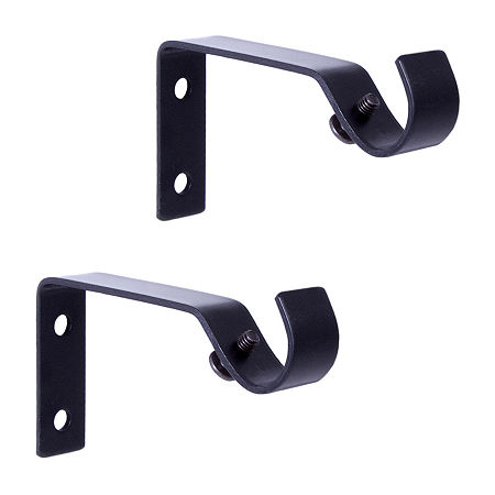 Click here for Kenney 5/8 Fixed 2-pc. Curtain Rod Brackets  One S... prices