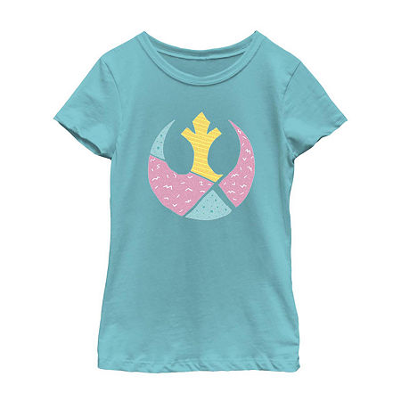 Click here for Girls Crew Neck Short Sleeve Regular Fit Star Wars... prices