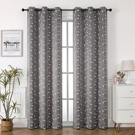 Click here for Regal Home Trenton Embroidered Grommet Top Energy... prices