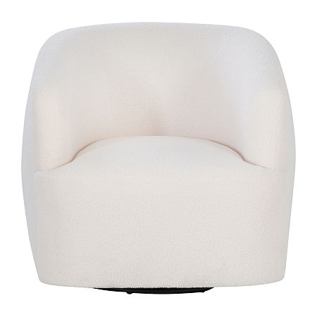 Click here for Sutton Sherpa Swivel Chair  One Size  White prices