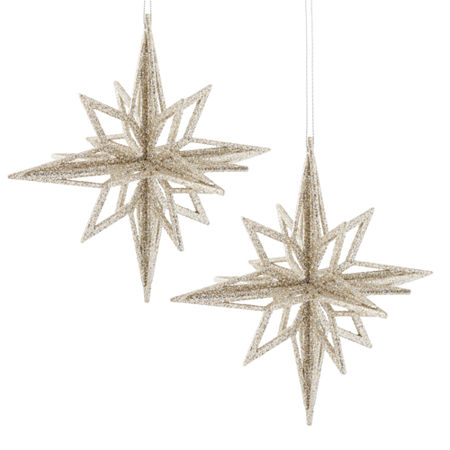Click here for North Pole Trading Co. Silver Starburst Set 2-pc.... prices