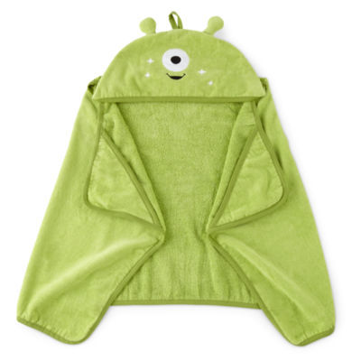 Under the Stars Kids Alien Hooded Bath Towel 149633, Color: Green ...
