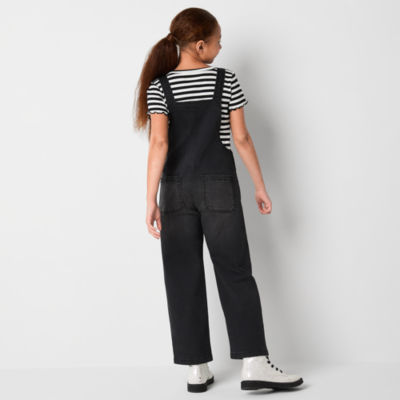 Thereabouts Little & Big Girls Overalls, Color: Black Galaxy - JCPenney