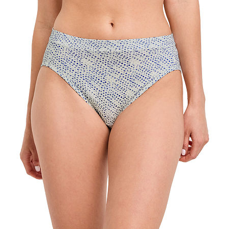 Click here for Jockey Cotton Stretch Hi-Cut Panty - 1555  6  Blue prices