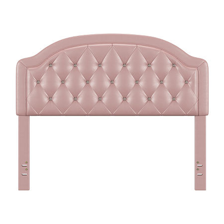 Click here for Karley Button-Tufted Faux-Leather Headboard  One S... prices