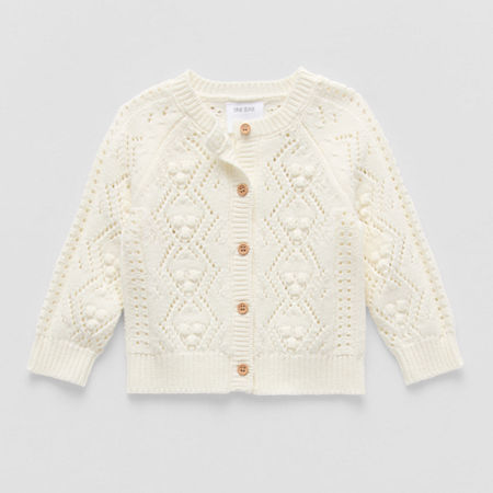 Click here for Okie Dokie Baby Girls Crew Neck Long Sleeve Button... prices