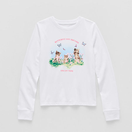 Click here for Thereabouts Little & Big Kid Girls Crew Neck Long... prices