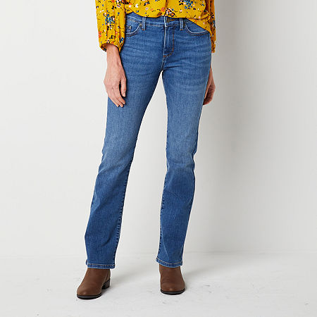 Click here for St. Johns Bay Womens Mid Rise Bootcut Jean  14 Pet... prices