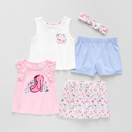 Click here for Little Lass Toddler Girls 5-pc. Short Set  2t  Pin... prices