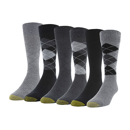 Click here for Gold Toe Campbell Mens 6 Pair Big and Tall Crew So... prices