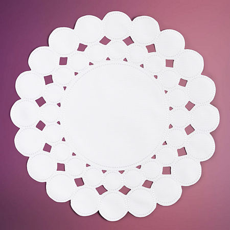 Click here for Homewear Bubble Round Placemat  One Size  White prices