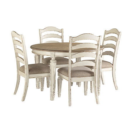 Click here for Signature Design by Ashley Realyn 5-Piece Oval Ext... prices