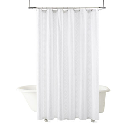 Click here for Linden Street Cotton Clip Jacquard Shower Curtain... prices