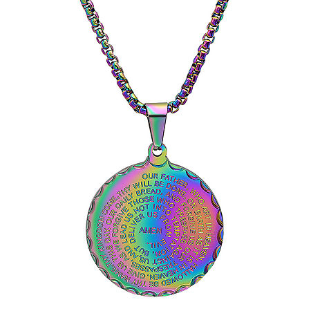 Click here for Steeltime LordS Prayer Mens Stainless Steel Round... prices