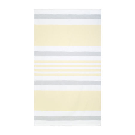 Click here for Izod Stripe Beach Towel  40 x 70 - Yellow/Grey prices