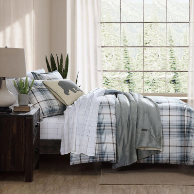 Eddie Bauer Alder Plaid Cotton Midweight Comforter Set USHSA51282302 ...