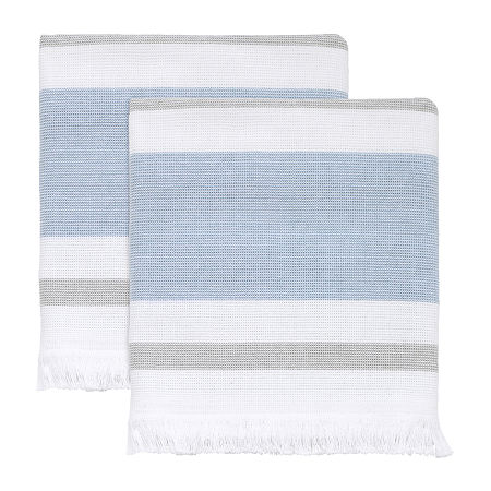 IZOD(R) Clubhouse Stripe 2pk. Hammam Bath Towel Collection