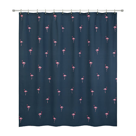 Click here for Izod Flamingo Shower Curtain  72 x 72 - Navy prices