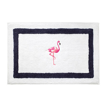 Click here for Izod Flamingo Bath Rug  20 x 30 - White prices