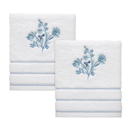 Click here for IZOD Mystic Floral 2-pc. Hand Towel  One Size  Whi... prices