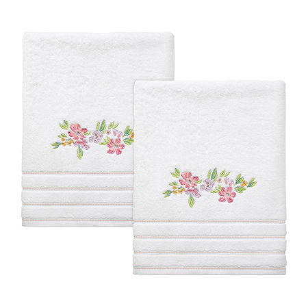 Izod Catalina 2-Pc. Bath Towel Set  27 x 54 - White
