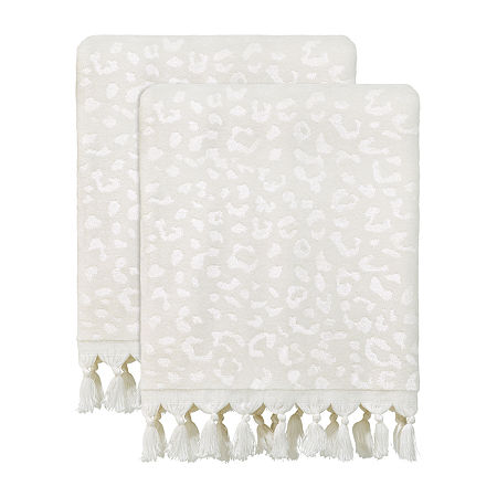 Nicole Miller Celina 2-Pc. Bath Towel Set  27 x 54 - Cream
