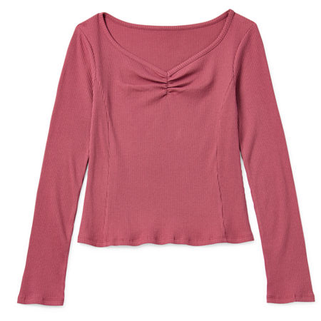 Click here for Thereabouts Little & Big Kid Girls V Neck Long Sle... prices