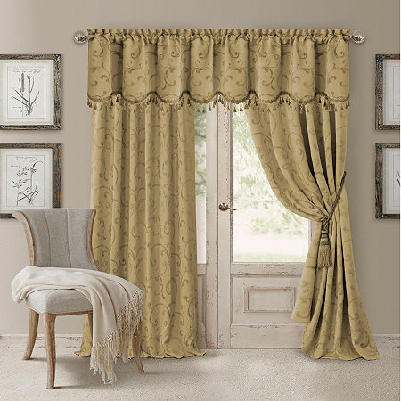 Click here for Elrene Home Fashions Mia Jacquard Scroll Blackout... prices