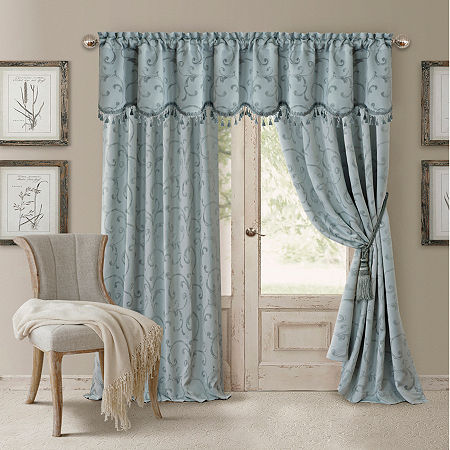 Click here for Elrene Home Fashions Mia Jacquard Scroll Blackout... prices