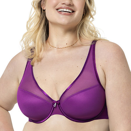Click here for Curvy Couture Sheer Mesh Plunge T-Shirt Bra- 1310... prices