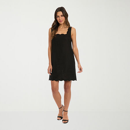 Click here for Clover And Sloane Womens Sleeveless Midi Sheath Dr... prices