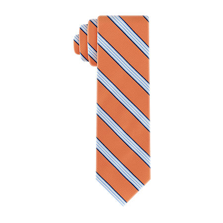 Click here for IZOD Striped Tie  One Size  Orange prices