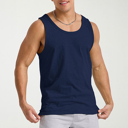 Click here for Hanes Mens Round Neck Sleeveless Tank Top  Medium... prices