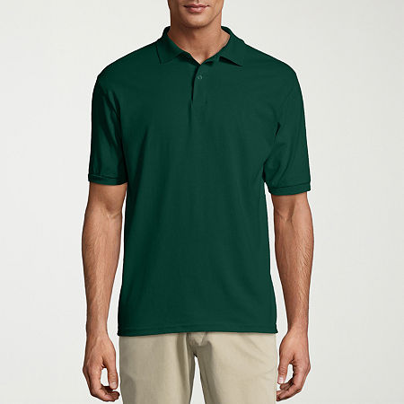 Click here for Hanes Ecosmart Mens Regular Fit Short Sleeve Polo... prices