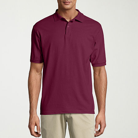 Click here for Hanes Ecosmart Mens Regular Fit Short Sleeve Polo... prices