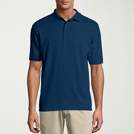 Click here for Hanes Ecosmart Mens Regular Fit Short Sleeve Polo... prices