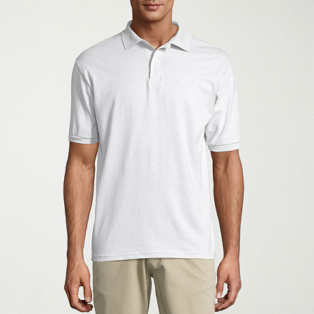 Click here for Hanes Ecosmart Mens Regular Fit Short Sleeve Polo... prices